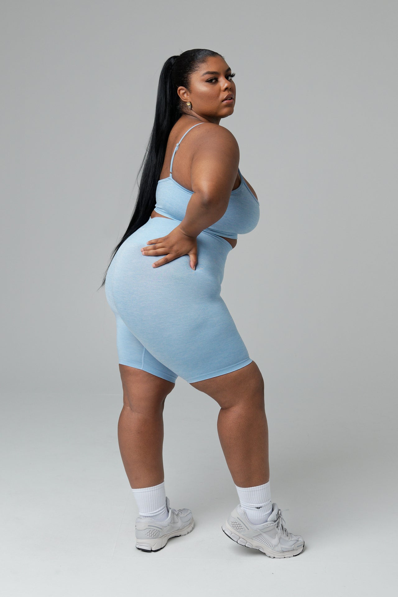 JADE SHORTS - SOFT SKY – Inaka Power