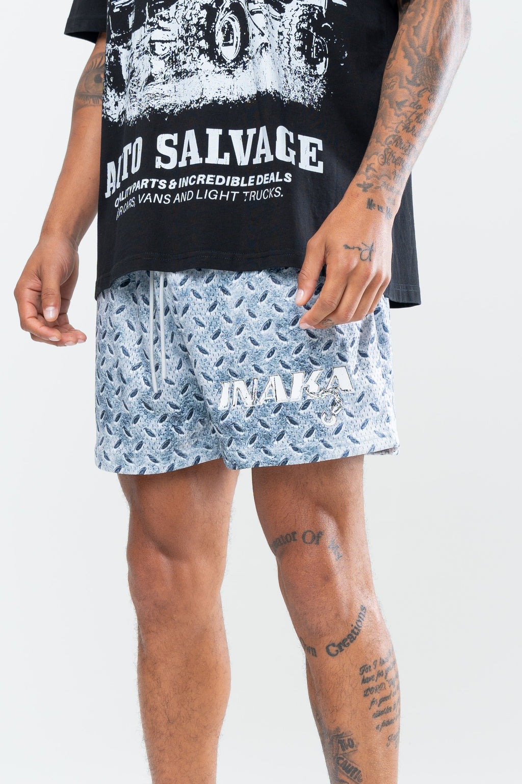 METAL MESH SHORTS - PLATINUM – Inaka Power